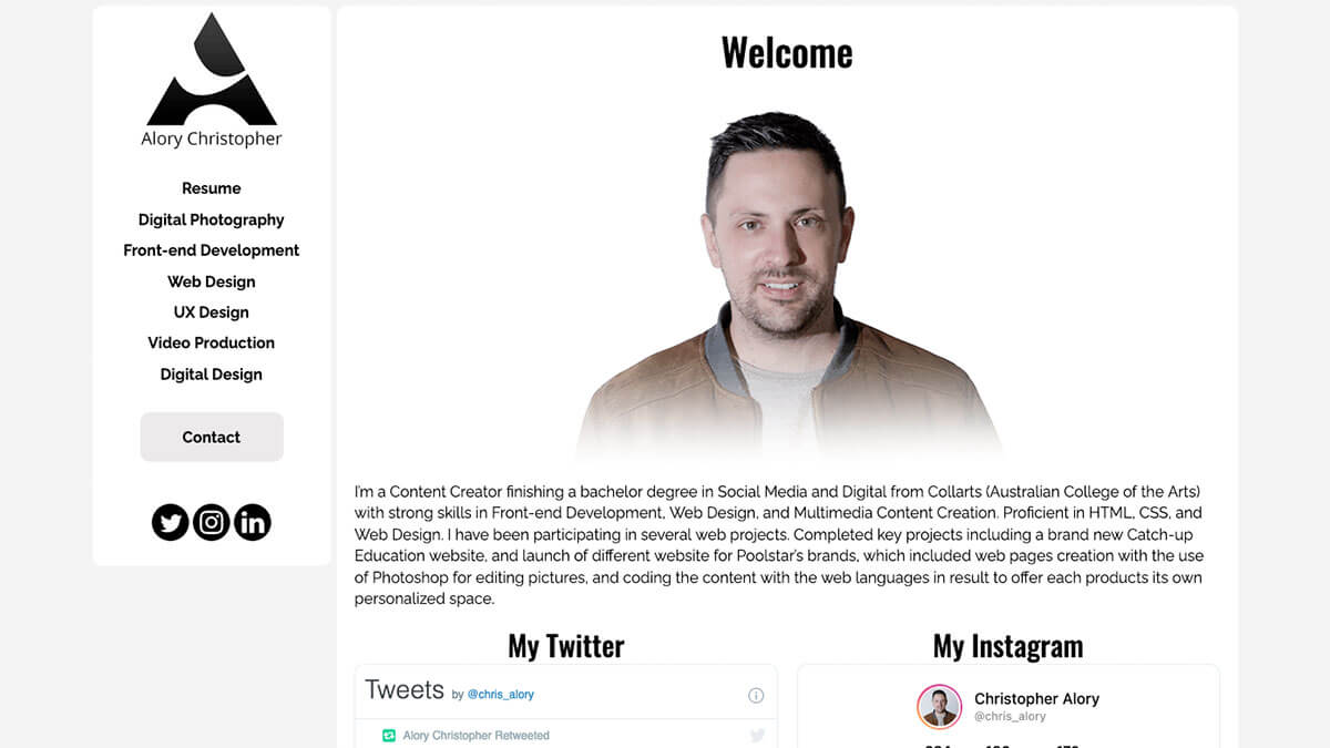 Christopher Alory - Portfolio - Christopher Alory Portfolio